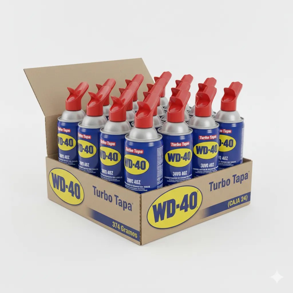 Wd-40 Turbo Tapa De 374 Gramos (caja 24) - Williamson Industrial ...